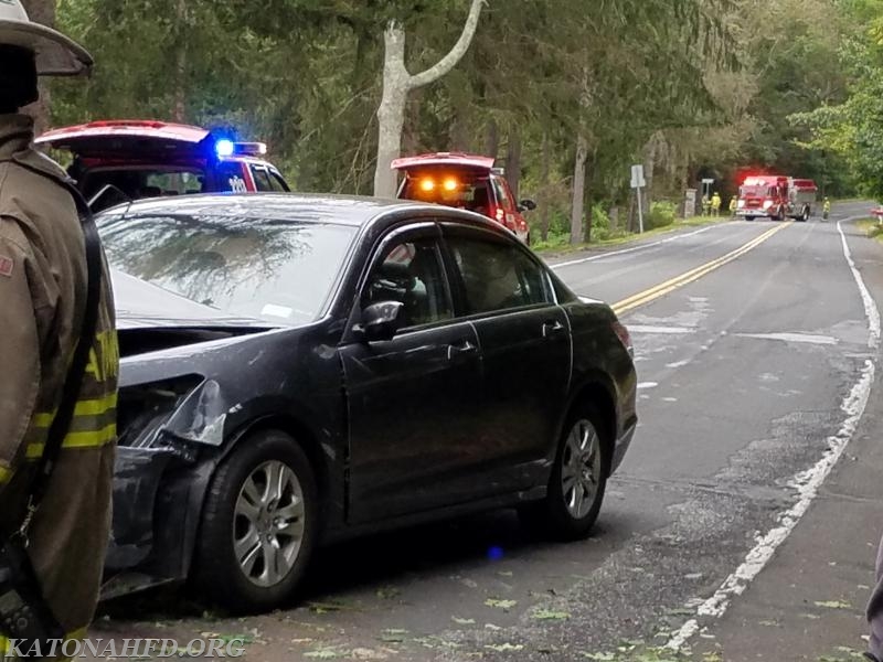 One Car MVA Blocks Cherry Street - Katonah Fire Department